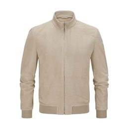Milestone Lederjacke "Toledo" in Beige - 64% | Gr&ouml;&szlig;e 56 | Herrenjacken