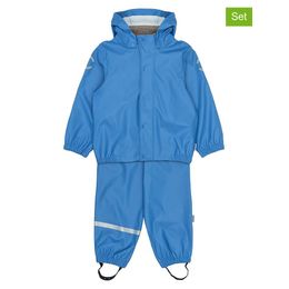 Mikk-line 2tlg. Regenoutfit in Blau - 45% | Gr&ouml;&szlig;e 116 | Kinder-outdoor-jacken