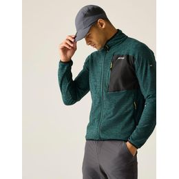 Regatta Fleecejacke "Scaris" in T&uuml;rkis - 68% | Gr&ouml;&szlig;e M | Herren-pullover-sport