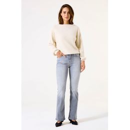 Garcia Jeans "Celia" - Flared fit - in Grau - 75% | Gr&ouml;&szlig;e W29/L30 | Damenhosen