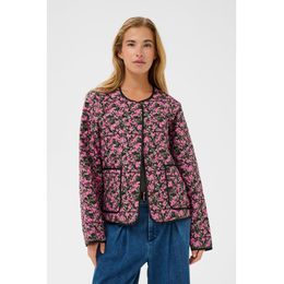 Kaffe &Uuml;bergangsjacke in Khaki/ Rosa - 43% | Gr&ouml;&szlig;e 38 | Damenjacken