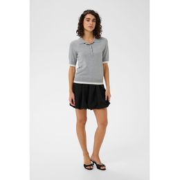 Kaffe Poloshirt in Grau - 41% | Gr&ouml;&szlig;e S | Damen-tops
