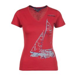 Peak Mountain Shirt "Adrio" in Rot - 65% | Gr&ouml;&szlig;e XL | Damen-tops