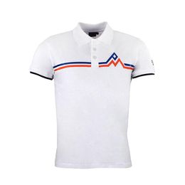 Peak Mountain Poloshirt in Wei&szlig; - 63% | Gr&ouml;&szlig;e L | Herren-plussize