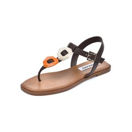 Inuovo Leder-Sandalen in Braun - 72% | Gr&ouml;&szlig;e 40 | Damen-sandalen