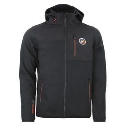 Peak Mountain Fleecejacke "Carhood" in Schwarz - 65% | Gr&ouml;&szlig;e 3XL | Herren-pullover-sport