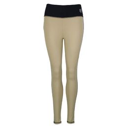 Peak Mountain Trainingsleggings "Ashine" in Taupe - 65% | Gr&ouml;&szlig;e L | Damen-sporthosen