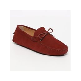 CHARLES & SMITH Leder-Mokassins in Rot - 55% | Gr&ouml;&szlig;e 42 | Herren-schuhe-halbschuhe