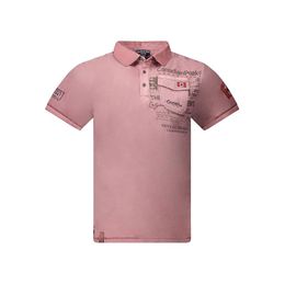 Canadian Peak Poloshirt "Keoneak" in Pink - 71% | Gr&ouml;&szlig;e XXL | Herren-plussize