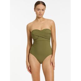 Jets Badeanzug in Khaki - 75% | Gr&ouml;&szlig;e XL | Damen-bademode
