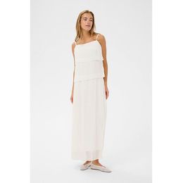 Kaffe Kleid in Wei&szlig; - 49% | Gr&ouml;&szlig;e 34 | Damen-kleider