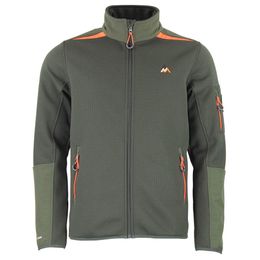 Peak Mountain Fleecejacke "Capron" in Khaki - 64% | Gr&ouml;&szlig;e M | Herren-pullover-sport