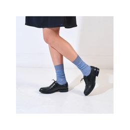 British Passport Leder-Schn&uuml;rschuhe in Schwarz - 60% | Gr&ouml;&szlig;e 37 | Damen-schnuerschuhe