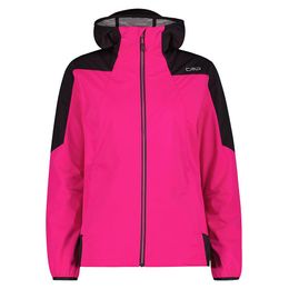 CMP Softshelljacke in Pink/ Schwarz - 48% | Gr&ouml;&szlig;e 38 | Damen-outdoorjacken