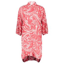 Kaffe Kleid in Pink/ Wei&szlig; - 76% | Gr&ouml;&szlig;e 38 | Damen-kleider