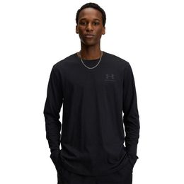 Under Armour Longsleeve in Schwarz - 37% | Gr&ouml;&szlig;e M | Herren-sportshirts