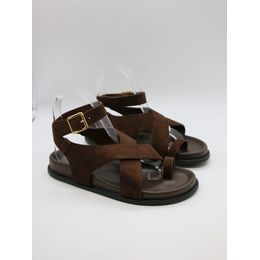 Bellucci Zehensandalen in Braun - 60% | Gr&ouml;&szlig;e 40 | Damen-sandalen