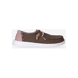 Hey DUDE Shoes Hey Dude Schn&uuml;rschuhe in Braun/ Rosa - 40% | Gr&ouml;&szlig;e 38 | Damen-schnuerschuhe