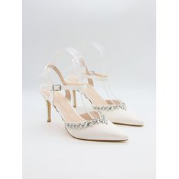 Bellucci Slingpumps in Wei&szlig; - 68% | Gr&ouml;&szlig;e 37 | Pumps