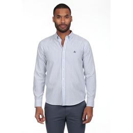The Time of Bocha Hemd - Regular fit - in Wei&szlig;/ Hellblau - 65% | Gr&ouml;&szlig;e 3XL | Herren-plussize