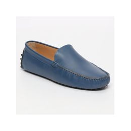 CHARLES & SMITH Leder-Mokassins in Blau - 57% | Gr&ouml;&szlig;e 40 | Herren-schuhe-halbschuhe