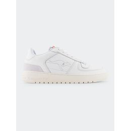 Kangaroos Leder-Sneakers "Game Lo" in Wei&szlig; - 66% | Gr&ouml;&szlig;e 47 | Damen-sneakers