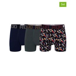 CR7 3er-Set: Boxershorts in Dunkelblau/ Khaki - 51% | Gr&ouml;&szlig;e 158-170 | Kinder-waesche