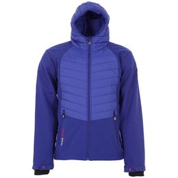 SRK Softshelljacke "Cander" in Blau/ Lila - 69% | Gr&ouml;&szlig;e L | Herren-outdoorjacken