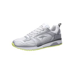 Kangaroos Leder-Sneakers "Exo II Ultimate Y2K" in Wei&szlig;/ Silber - 61% | Gr&ouml;&szlig;e 41 | Damen-sneakers