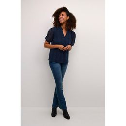 Kaffe Bluse in Dunkelblau - 62% | Gr&ouml;&szlig;e 38 | Damen-blusen