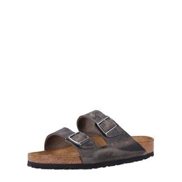 Birkenstock Leder-Pantoletten "Arizona" in Braun - Weite N - 23% | Gr&ouml;&szlig;e 38 | Herren-hausschuhe