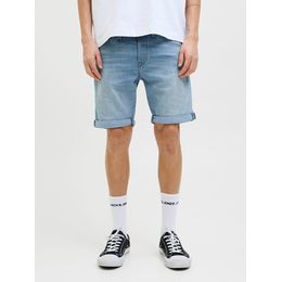 Jack & Jones Jack & Jones Jeans-Shorts "Rick" in Hellblau - 50% | Gr&ouml;&szlig;e M | Herren-shorts