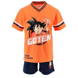 Dragon Ball 2tlg. Outfit "Dragon Ball" in Orange/ Dunkelblau - 63% | Gr&ouml;&szlig;e 116 | Kinder-oberteile