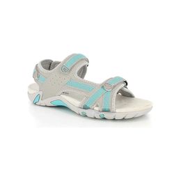 Kimberfeel Sandalen "Jeannie" in Grau/ T&uuml;rkis - 57% | Gr&ouml;&szlig;e 39 | Damen-sandalen