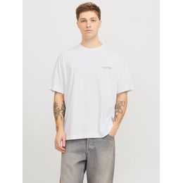 Jack & Jones Jack & Jones Shirt "Hisington" in Wei&szlig; - 45% | Gr&ouml;&szlig;e M | Herren-plussize