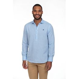The Time of Bocha Hemd - Regular fit - in Hellblau - 72% | Gr&ouml;&szlig;e M | Herren-plussize