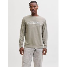 Jack & Jones Jack & Jones Sweatshirt "Devin" in Khaki - 42% | Gr&ouml;&szlig;e L | Herren-plussize