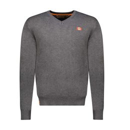 Canadian Peak Pullover "Felineak" in Grau - 76% | Gr&ouml;&szlig;e S | Herren-plussize