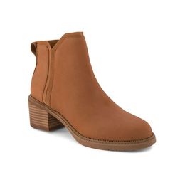 Toms Shoes TOMS Leder-Stiefletten in Hellbraun - 55% | Gr&ouml;&szlig;e 37,5 | Stiefeletten