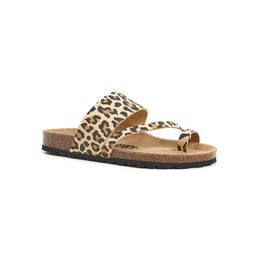 billowy Leder-Zehentrenner in Hellbraun - 54% | Gr&ouml;&szlig;e 39 | Damen-sandalen