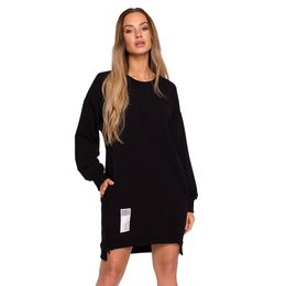 made of emotion Sweatkleid in Schwarz - 64% | Gr&ouml;&szlig;e XL | Damen-kleider