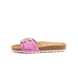 billowy Leder-Pantoletten in Pink - 52% | Gr&ouml;&szlig;e 36 | Damen-pantoletten