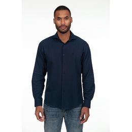 The Time of Bocha Hemd - Regular fit - in Dunkelblau - 68% | Gr&ouml;&szlig;e S | Herren-plussize
