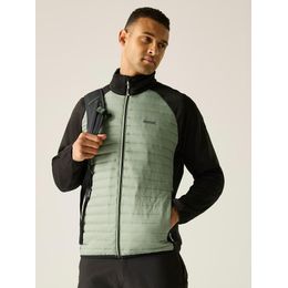 Regatta Hybridjacke "Clumber" in Gr&uuml;n - 73% | Gr&ouml;&szlig;e S | Herren-outdoorjacken