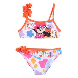 Disney Minnie Mouse Bikini "Minnie" in Orange/ Bunt - 60% | Gr&ouml;&szlig;e 116 | Kinder-bademode