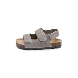 billowy Leder-Sandalen in Grau - 53% | Gr&ouml;&szlig;e 27 | Kindersandalen