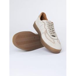 Paul Vesterbro Leder-Sneakers in Beige - 65% | Gr&ouml;&szlig;e 43 | Herrensneakers