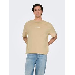 Only & Sons ONLY & SONS Shirt in Beige - 62% | Gr&ouml;&szlig;e M | Herren-plussize