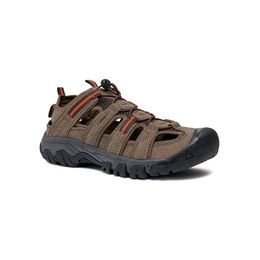 Kimberfeel Halbsandalen "Joshua" in Braun - 43% | Gr&ouml;&szlig;e 44 | Herrensandalen
