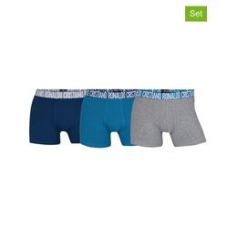 CR7 3er-Set: Boxershorts in Blau - 57% | Gr&ouml;&szlig;e XL | Herren-waesche
